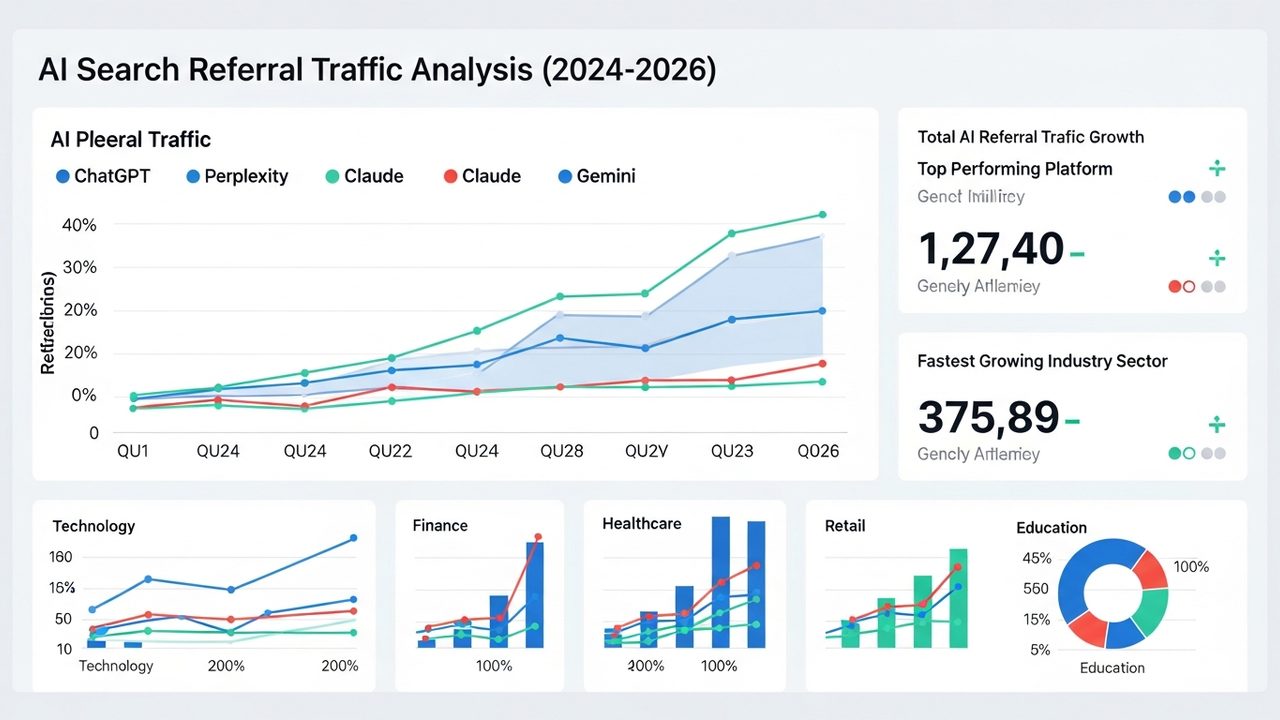 AI Search Traffic Benchmarks 2026: ChatGPT, Perplexity Data | AI Rank ...